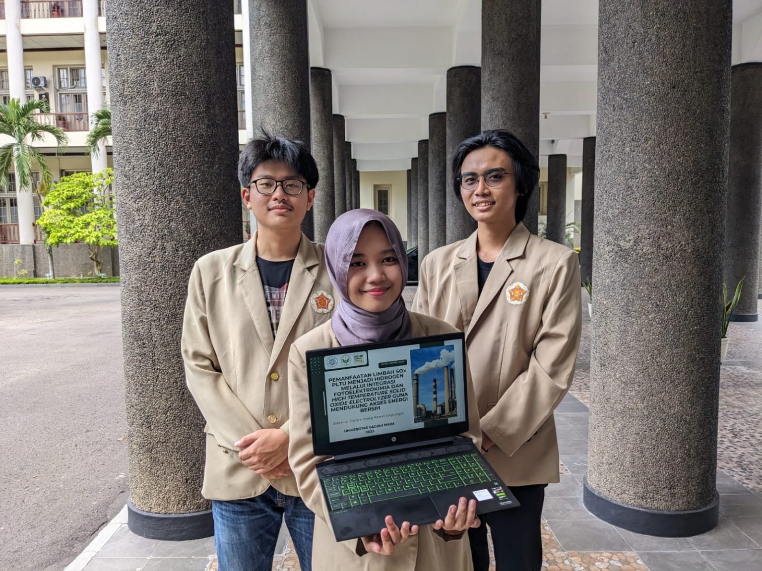 Kembangkan Inovasi Pemanfaatan Limbah Sulfur Oksida PLTU, Tim Teknik Nuklir dan Teknik Fisika ...